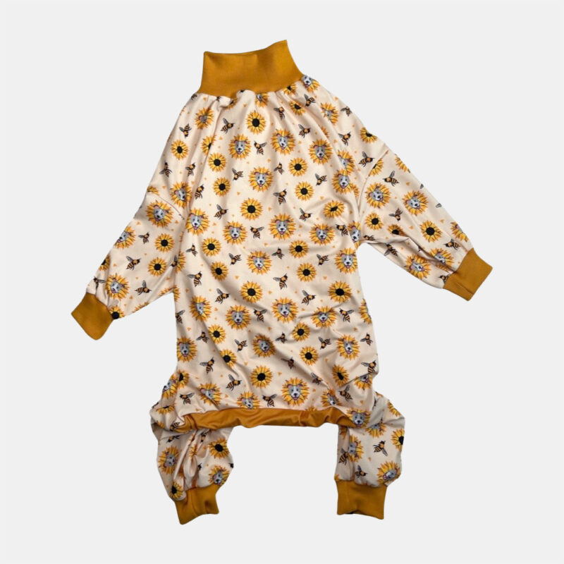 Sunflower Pibble Lightweight Dog Pajama – Tooth & Honey
