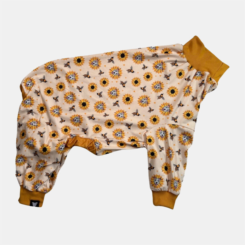 Sunflower Pibble Lightweight Dog Pajama – Tooth & Honey